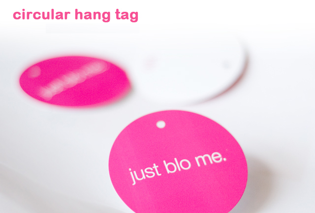 Circular Hang Tags | Circular Tags Printing | Circular Die Cut Tag